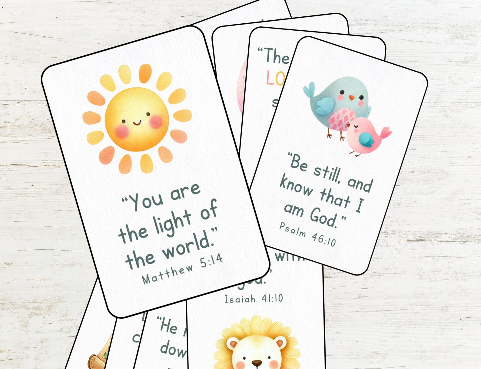 60 Bible Verse Cards | Scripture Memorization Cards | Bible Verses for ...