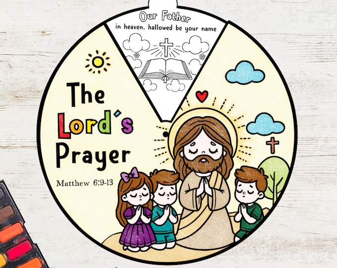 The Lord's Prayer, Bible Activity, Sunday School Activities, Bible ...
