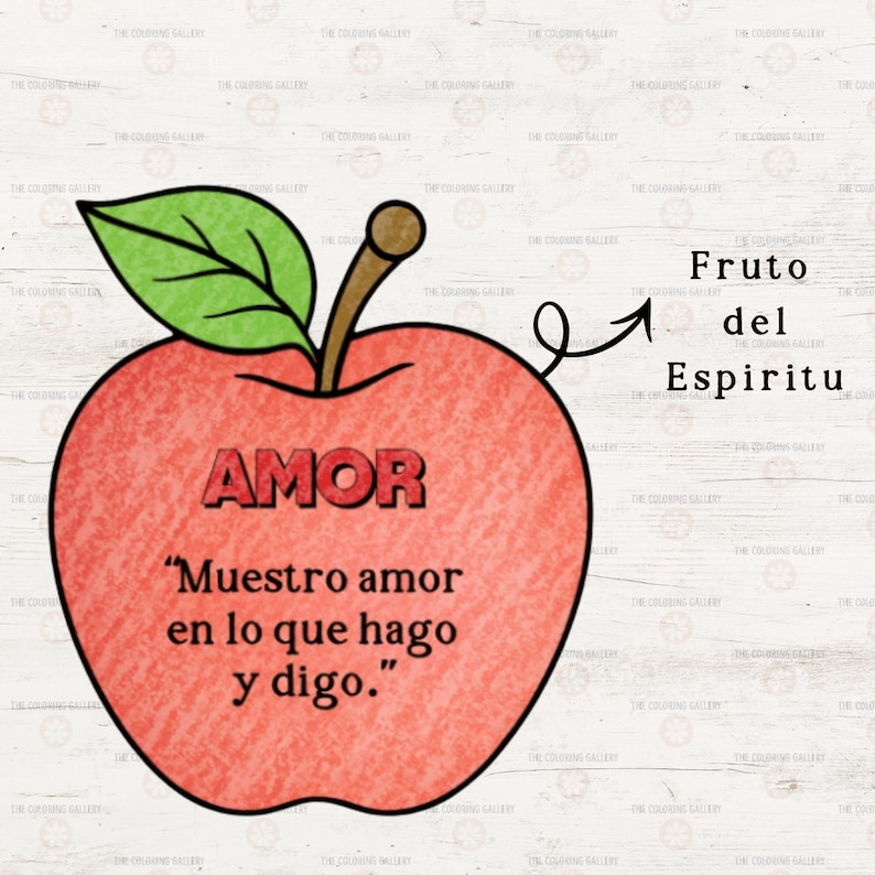 Fruit of the Spirit Pocket IN SPANISH | Bible Coloring Activity ...