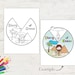 Story of Moses Coloring Wheel, Bible Coloring Wheel, Printable Bible ...