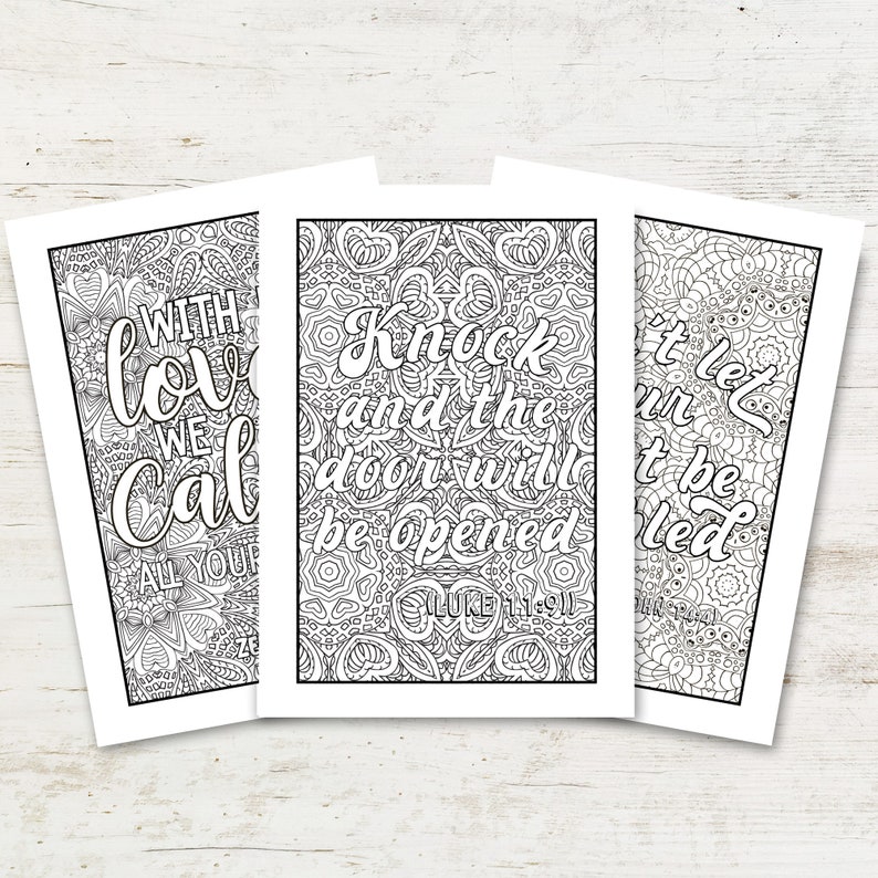 15 Bible Verse Coloring Sheets Meditate on Gods Word as You Color and ...