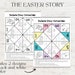 Easter Story | Paper Fortune Teller | Cootie Catcher | Sunday School ...