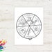 Freedom in Jesus Coloring Wheel, July 4th Coloring Wheel, Printable ...