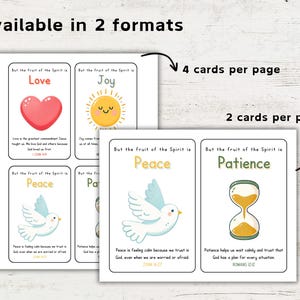 Fruits of the Spirit Cards | Christian Activity for Kids | Bible ...