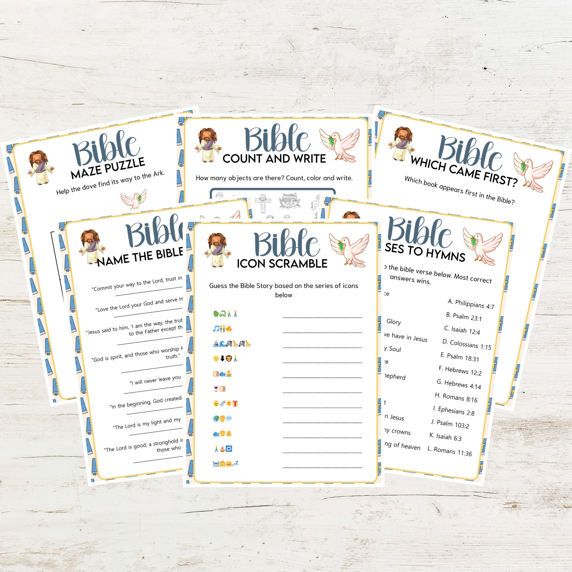 Bible Games Bundle | Bible Study Games | Bible Games for Adults Kids ...