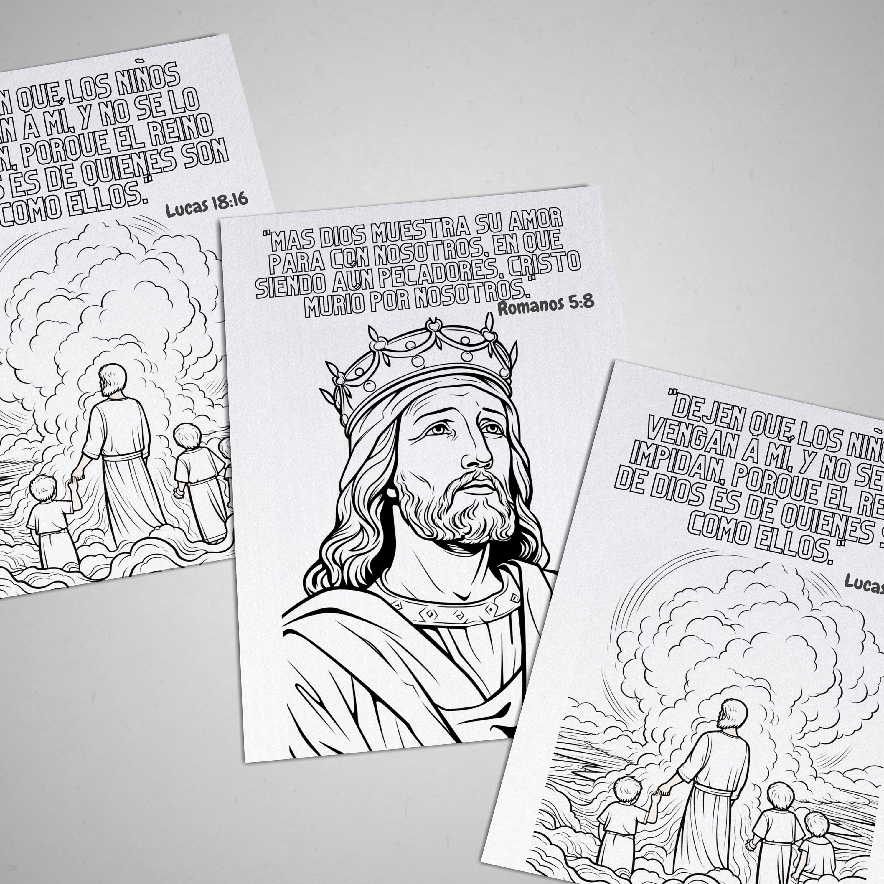 75 SPANISH Bible Verses to Color, Bible Verses to Color, Faith Based ...