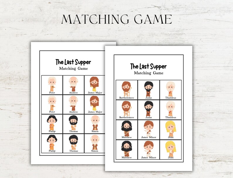 The Last Supper Activities Pages, Easter Story for Kid, Sunday School ...