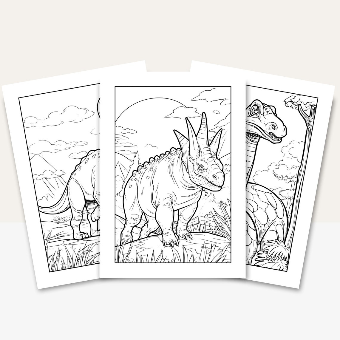 100 Awesome Dinosaur Coloring Pages for Kids Printable Dinosaur ...
