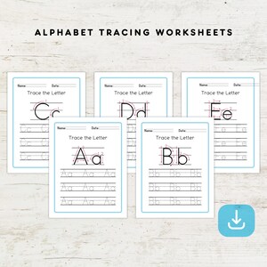 Preschool Alphabet Workbook | Preschool Learning | Printable Activity ...
