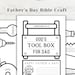 God's Toolbox for Dad, Fathers Day Bible Craft, Bible Printable ...