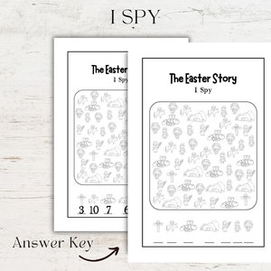 Easter Activities Pages, Easter Story for Kid, Sunday School Craft ...