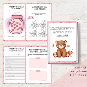 25 Printable Valentine's Day | Kid's Activities | Valentine's Day ...