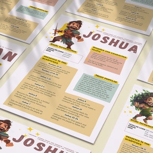 Bible Studies for Children, History of 54 Biblical Heroes, Bible ...