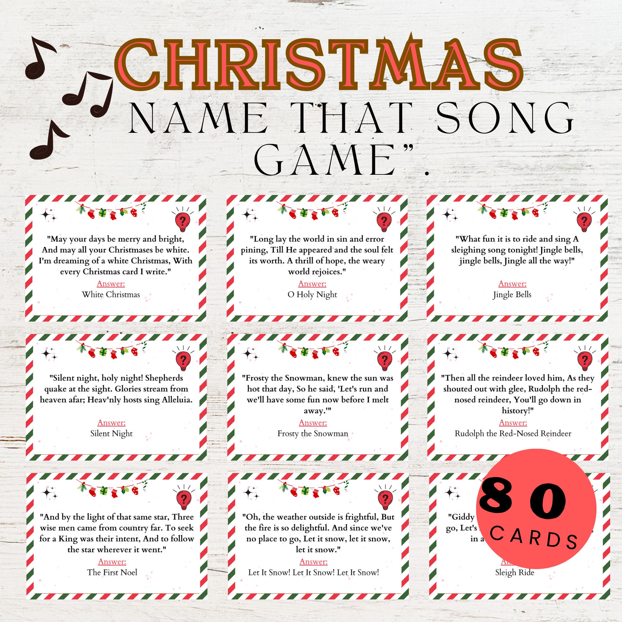 Christmas Name That Song Game | Christmas Carols Game | Christmas ...