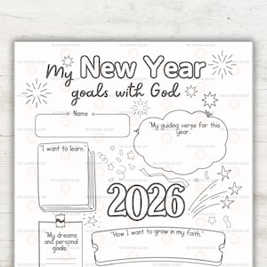 New Year’s Resolutions and Goals for Kids 2026, Year in Review ...