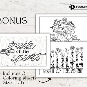 Fruit of the Spirit Placemat, Fun Bible Crafts and Activities for Kids ...