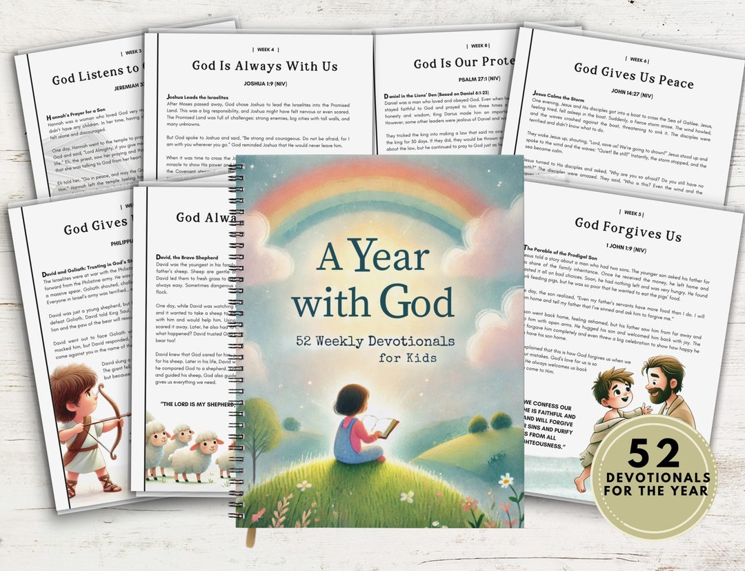 Bible Studies for Kids: 52 Weekly Devotionals With Fun Bible Activities ...