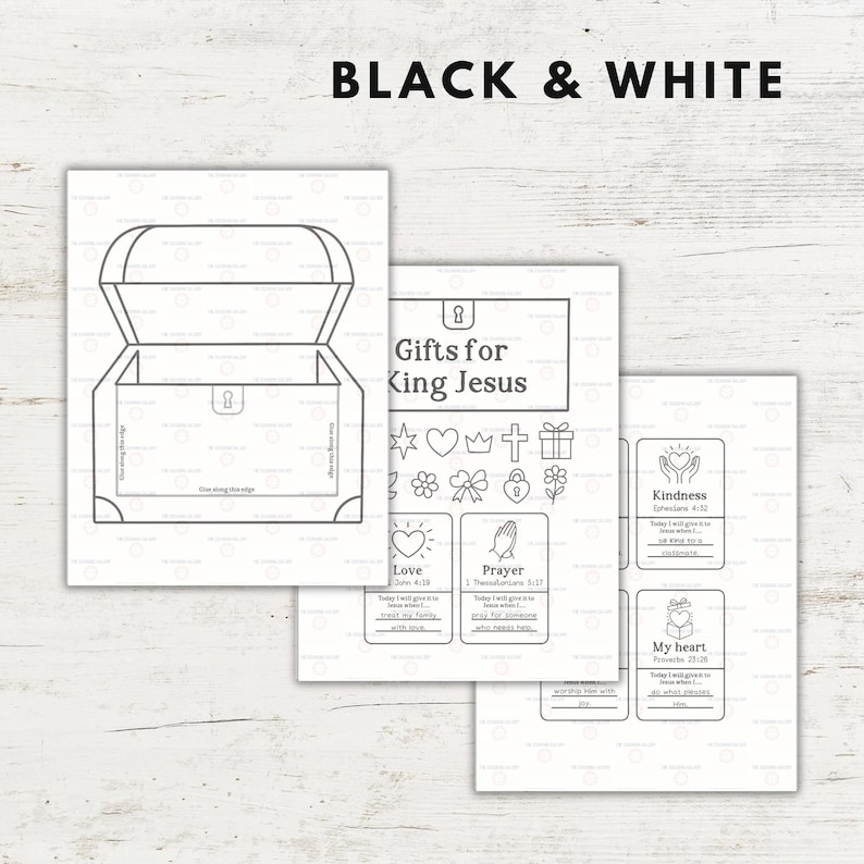 Gifts for King Jesus Pocket Craft | Christmas Bible Activity for Kids ...