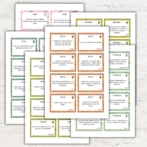 552 Bible Trivia Cards in SPANISH | Bible Trivia Questions | Bible ...