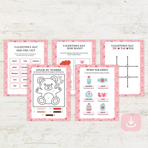 25 Printable Valentine's Day | Kid's Activities | Valentine's Day ...