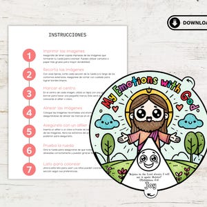 My Emotions With God Coloring Wheel | Bible Activity | Bible Lesson ...