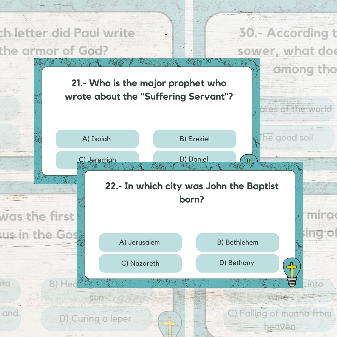 Bible Trivia Cards Bible Trivia Questions Printable Bible Trivia Church ...