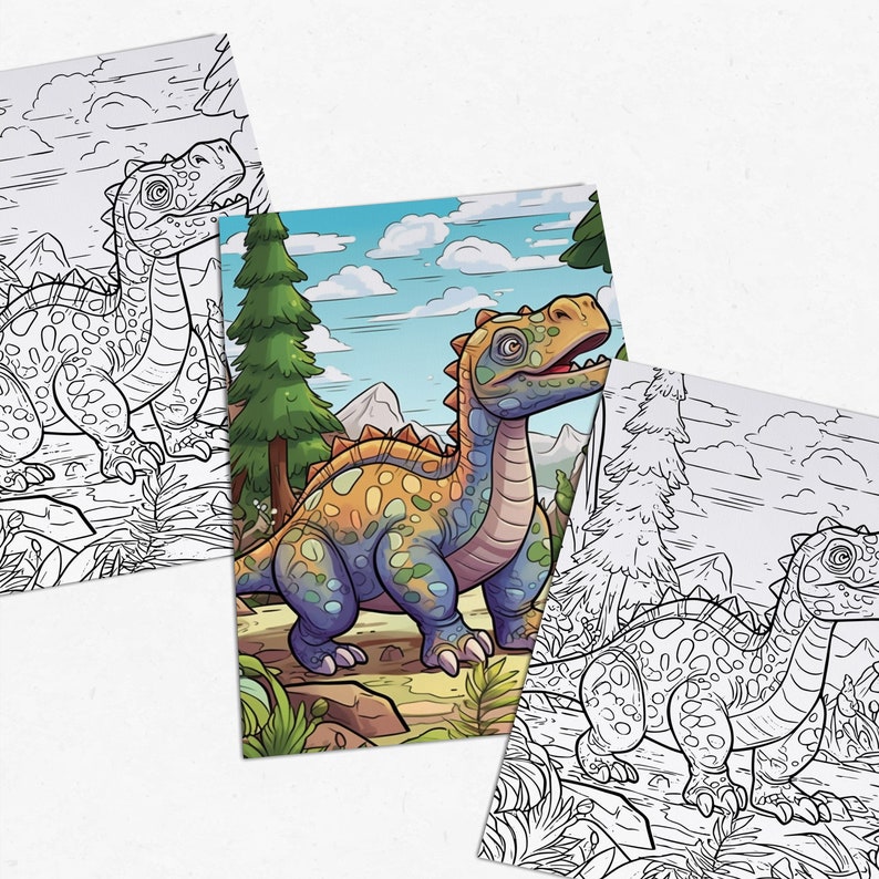 100 Awesome Dinosaur Coloring Pages for Kids Printable Dinosaur ...