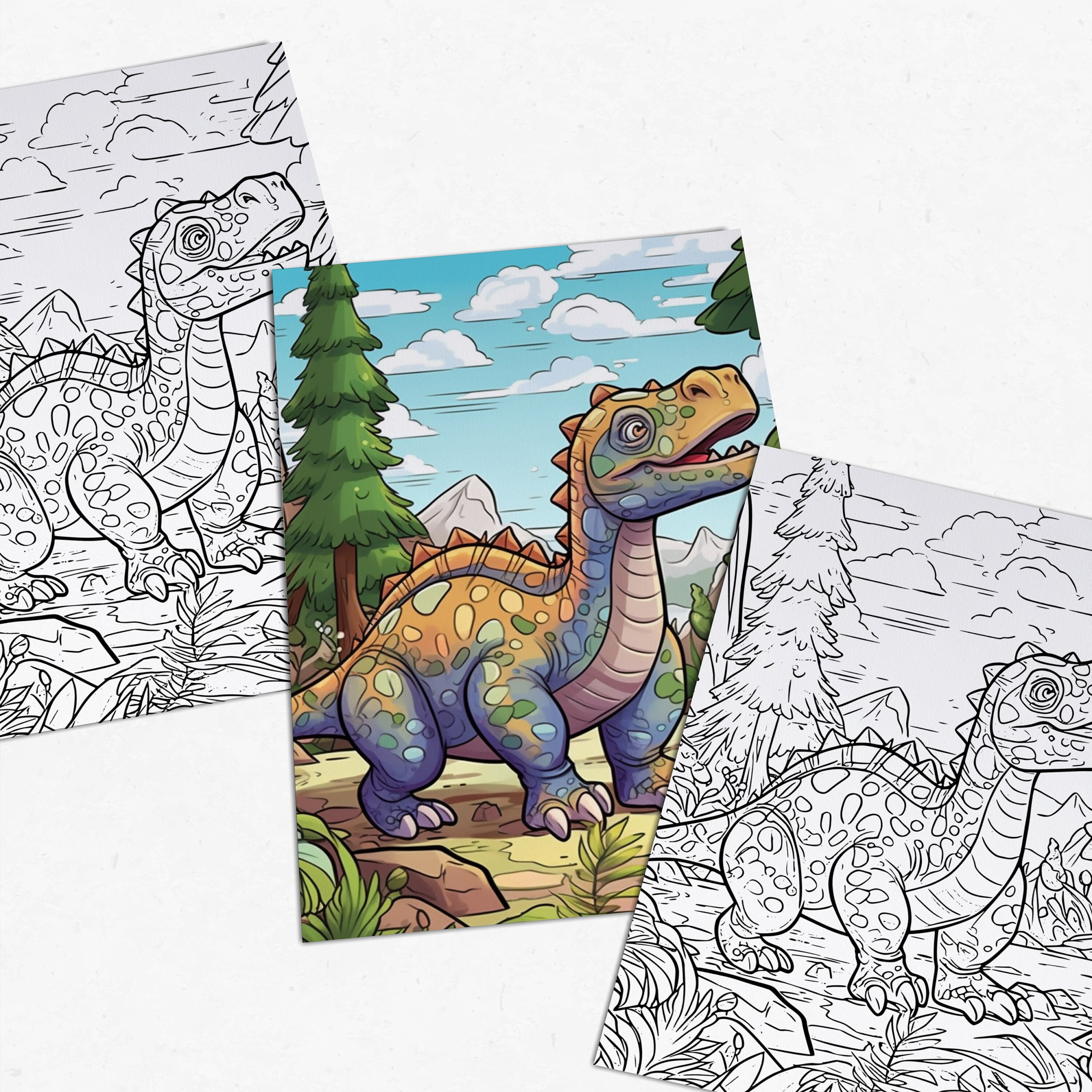 100 Awesome Dinosaur Coloring Pages for Kids Printable Dinosaur ...