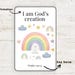 100 Educational Biblical Affirmation Cards for Kids, Christian ...