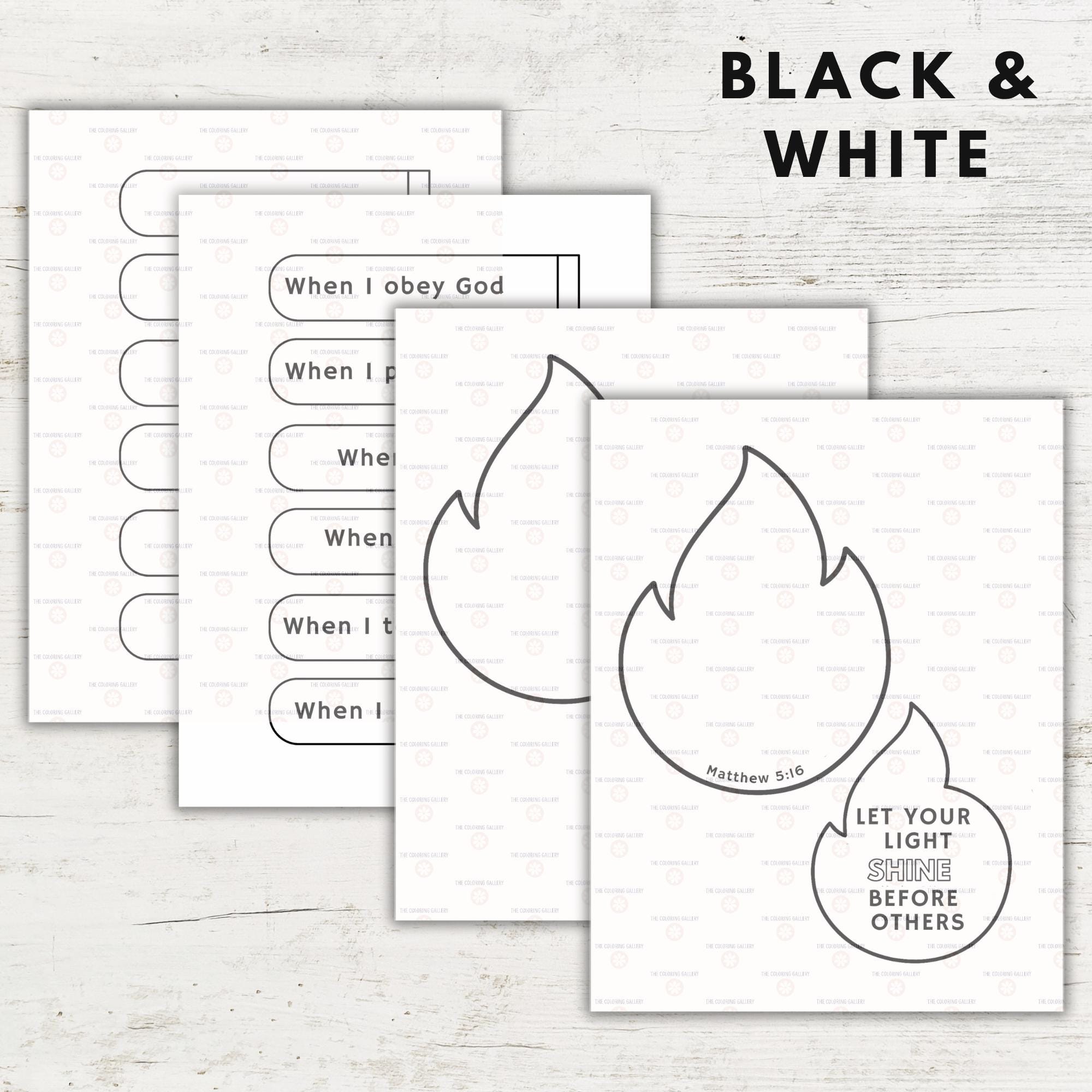 Let Your Light Shine Bible Craft for Kids | Printable Sunday School ...
