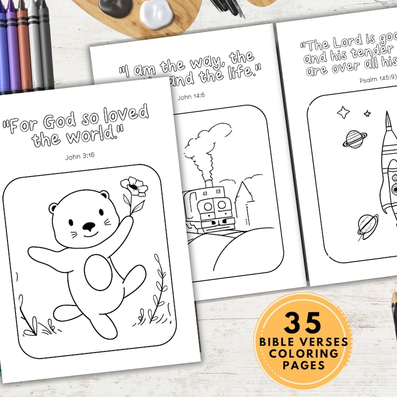 Bible Verse Coloring Pages | Sunday School | Bible Coloring Pages ...