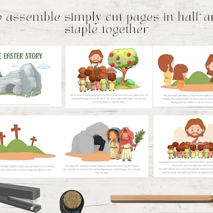 Easter Story Printable for Kids, Printable Mini Book, Kids Crafts ...
