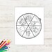 Birth of Jesus Coloring Wheel | Bible Story Activities | Printable ...