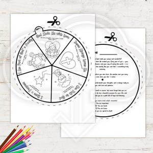 I Am Special to God – Christian Coloring Wheel for Kids | Printable ...