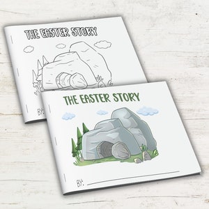 Easter Story Printable for Kids, Printable Mini Book, Kids Crafts ...