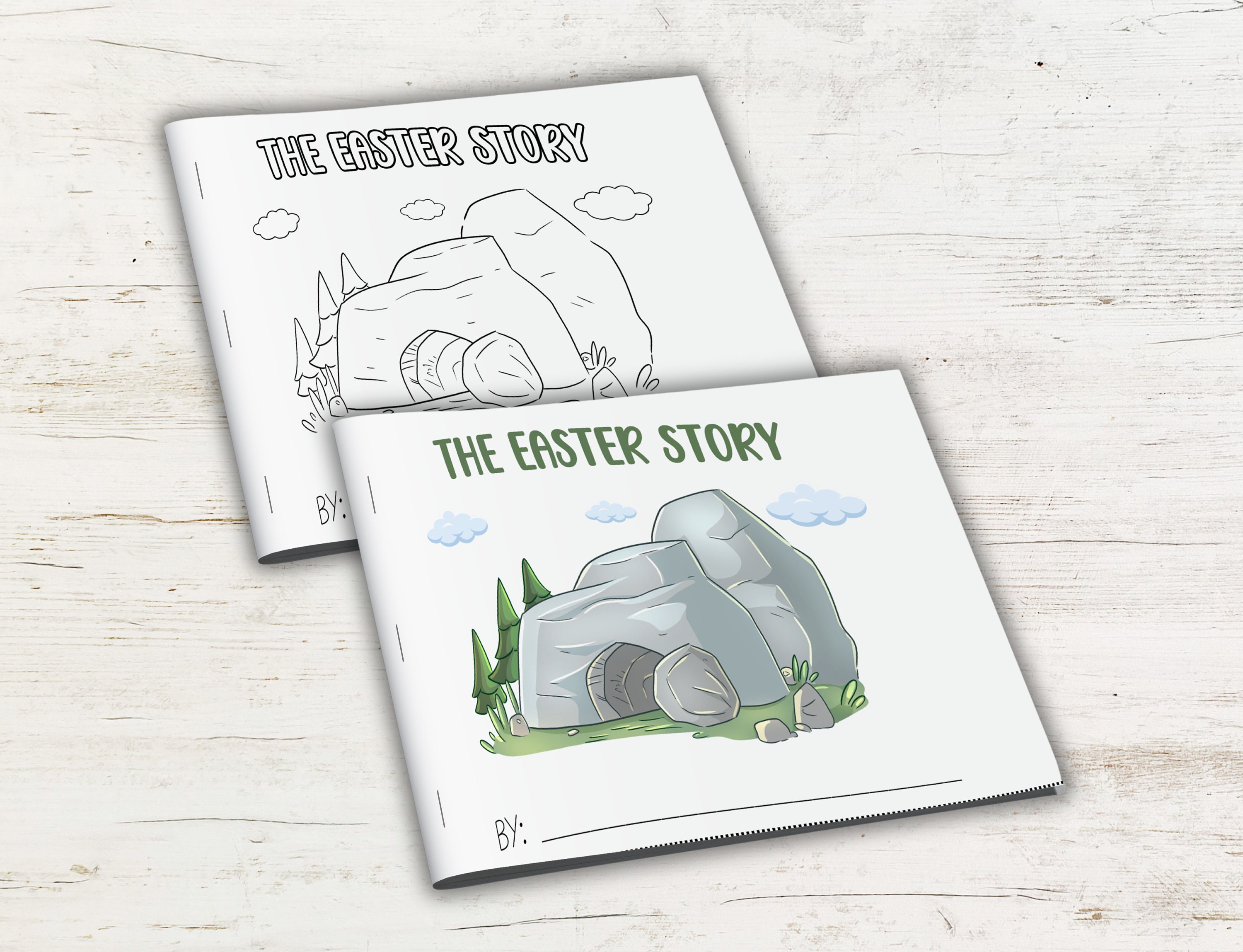 Easter Story Printable for Kids, Printable Mini Book, Kids Crafts ...