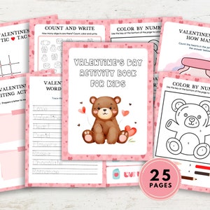 25 Printable Valentine's Day | Kid's Activities | Valentine's Day ...
