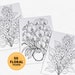 50 Coloring Pages | Coloring Book | Botanical Flower Drawings ...