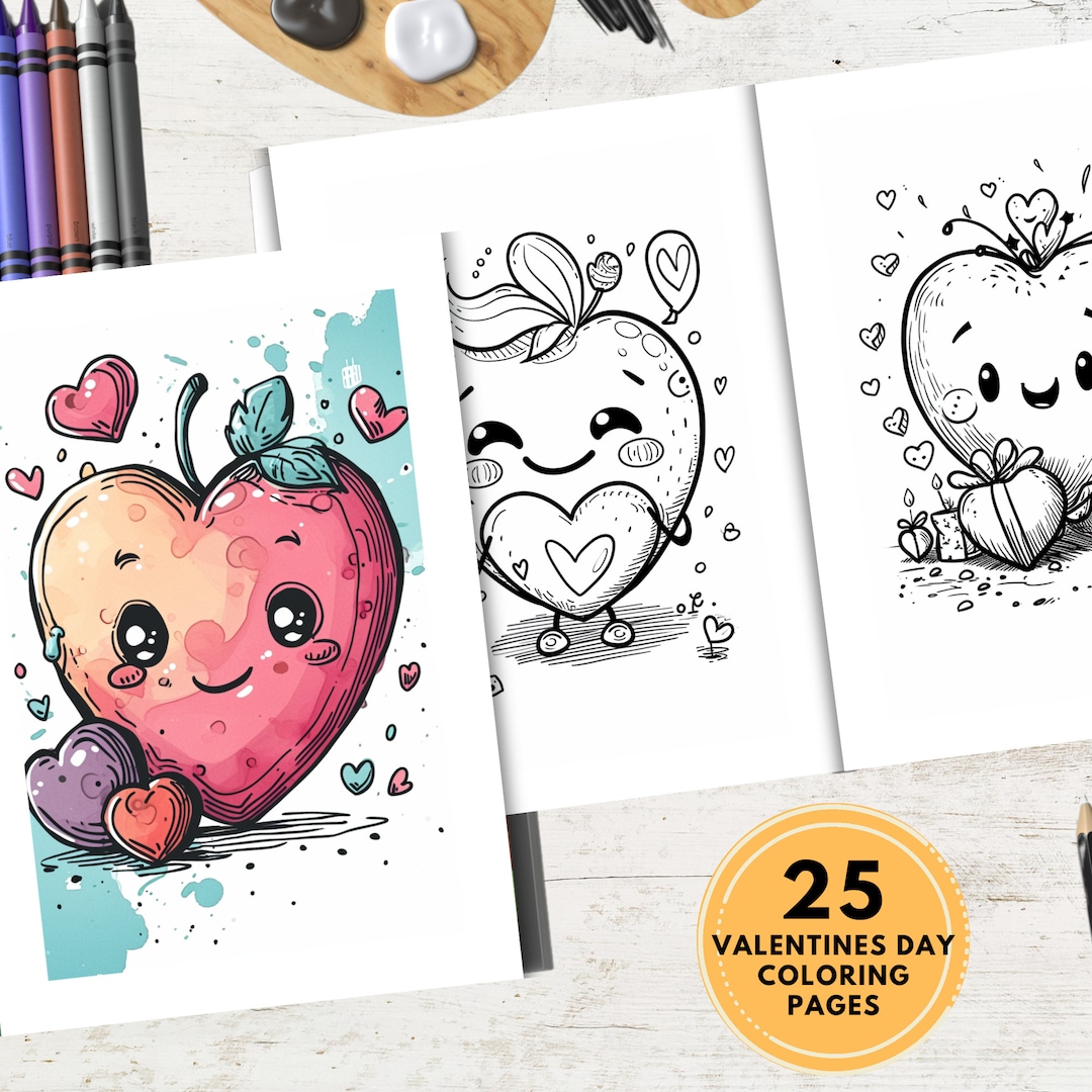 Valentine’s Day Heart | Coloring Page | Hearts | Heart Coloring Page ...