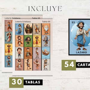 Christian Bible Lottery Game in SPANISH | Bingo Bible | Bible Edition ...