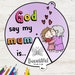 God is Love Coloring Wheel, God Coloring Wheel, Printable Bible ...