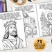 Old Testament Books Bible Text Coloring Pages in ENGLISH | Sunday ...
