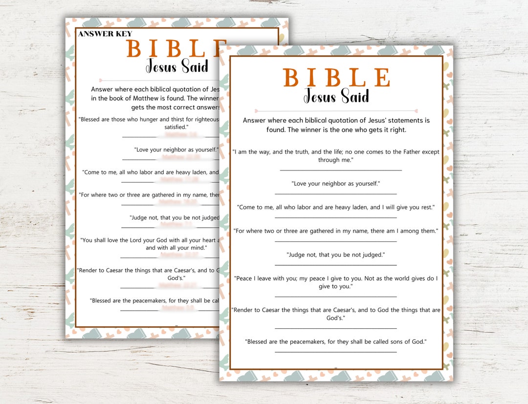 Bible Games, Jesus Said Game | Bible Games for Kids, Bible Games for ...