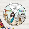 From Saul to Paul Coloring Wheel, Bible Story Activity for Kids ...