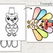 Thankful Turkey Craft for Kids, Thanksgiving Activity, Gratitude ...