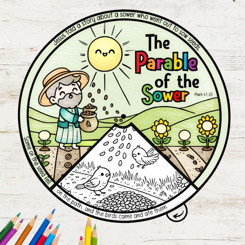 Parables Worksheet - Etsy