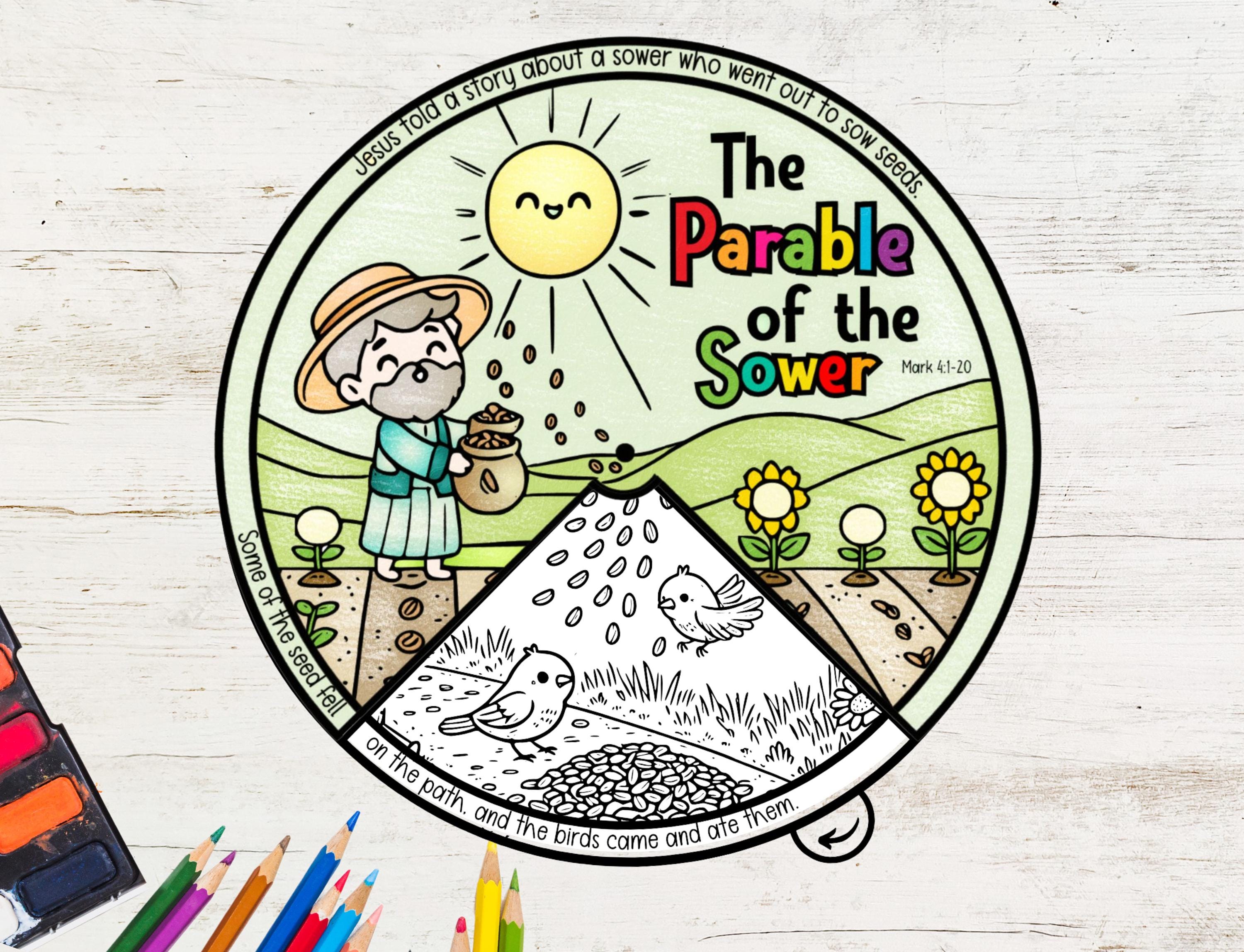 Parable Of The Sower Printables The Parable Of The Sower Craft