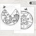 The Birth of Jesus Coloring Wheel, Nativity Story Coloring Wheel ...