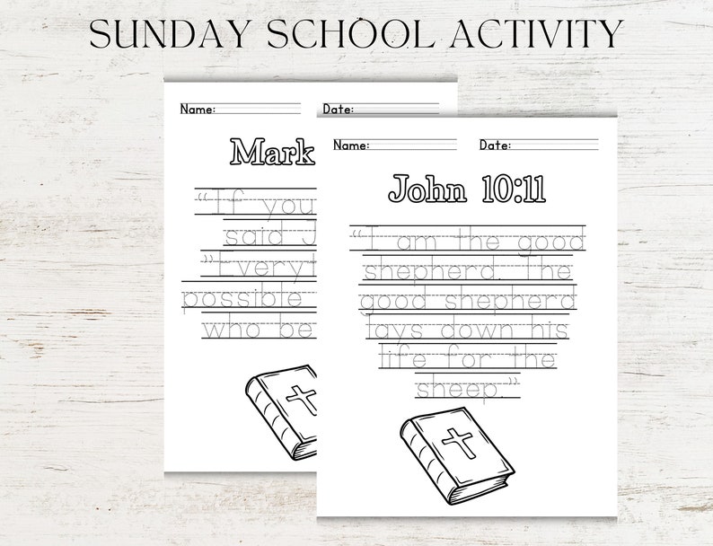 100 Bible Verses Tracing Sheets | Teach Bible Verses | Kids Bible ...