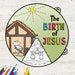 Birth of Jesus Coloring Wheel | Bible Story Activities | Printable ...